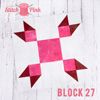 Stitch Pink 2020 - Block Pattern 27 – Thimbles Quilts