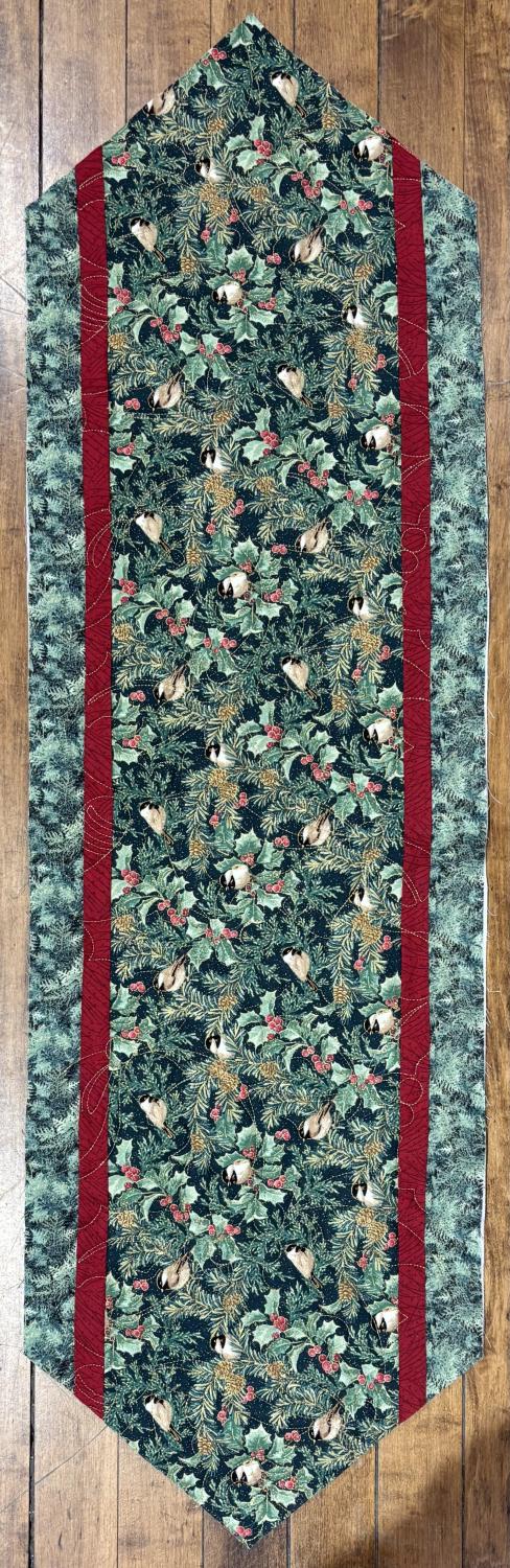 A Winter's Day Runner Kit - Includes Backing & Binding – Thimbles Quilts
