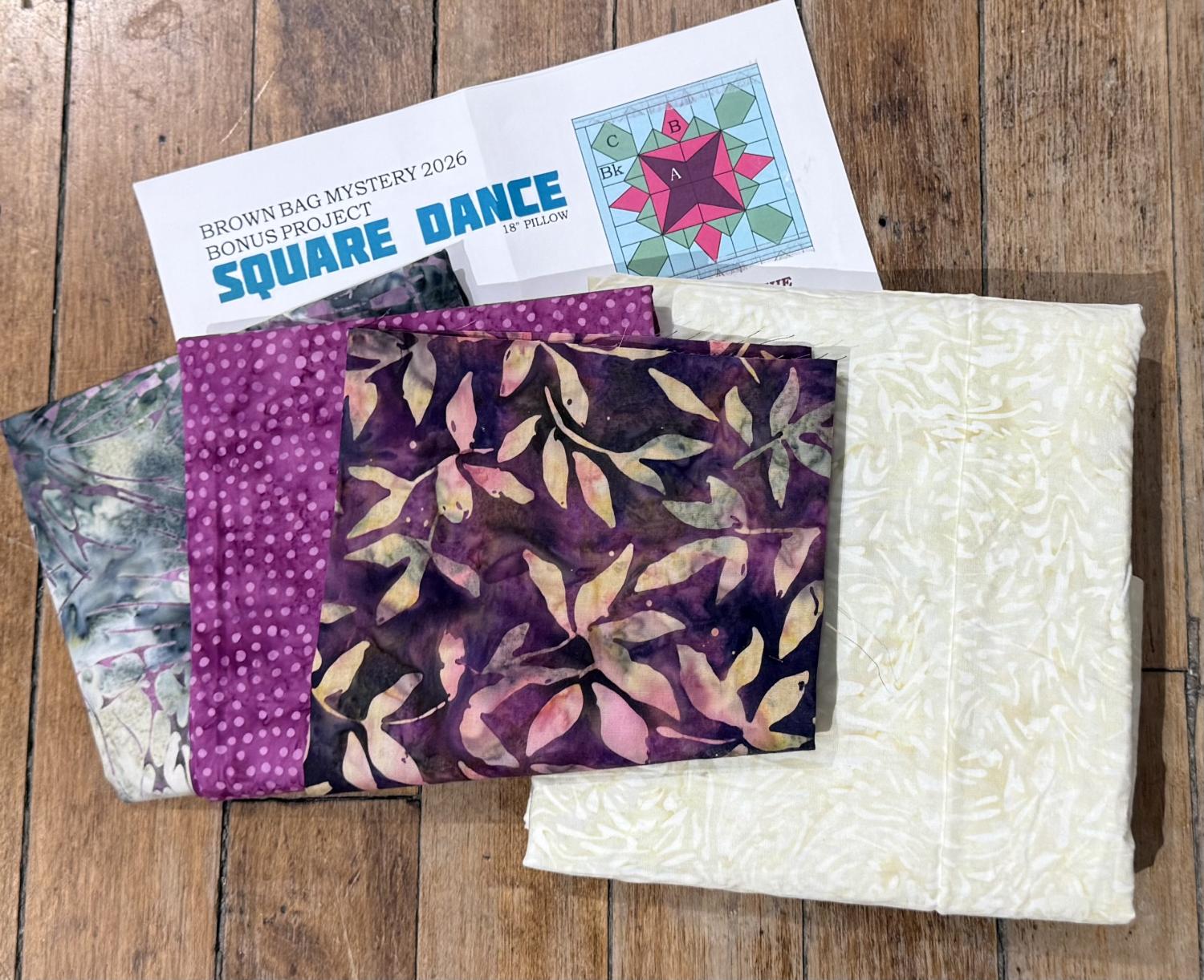 BBM-2026 Square Dance Extra Project Chateau Batik – Thimbles Quilts