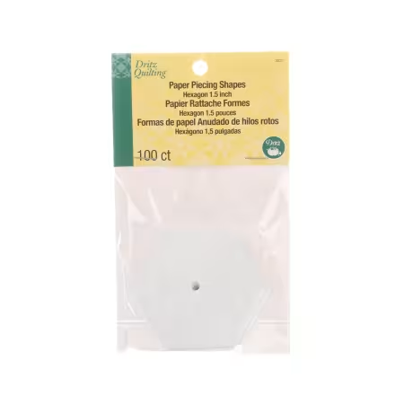 Paper Piecing Shapes Hexagon 1.5 inches – Thimbles Quilts