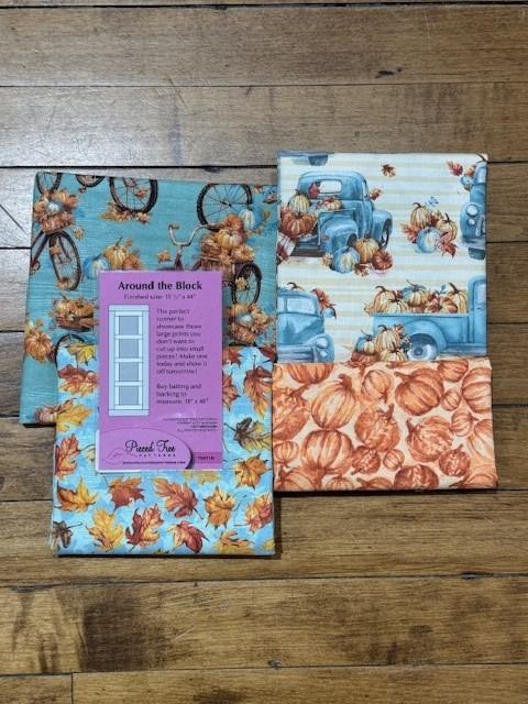 Pumpkin Please Runner Kit - Includes Backing & Binding – Thimbles Quilts