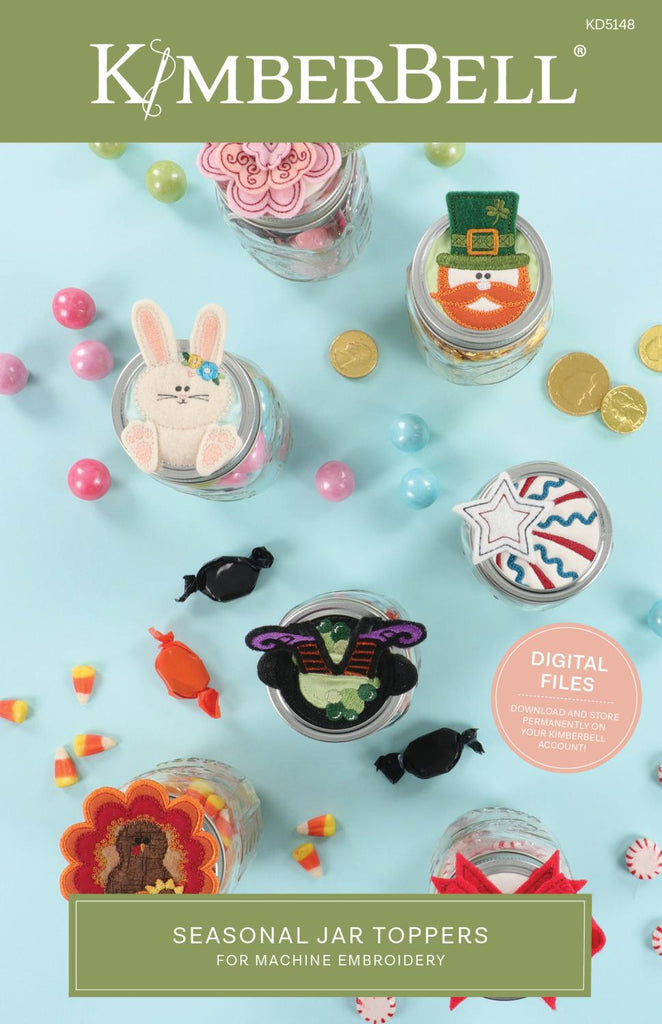 Seasonal Jar Toppers – Thimbles Quilts