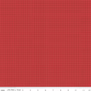 Sew Journal - Graph Paper Red – Thimbles Quilts