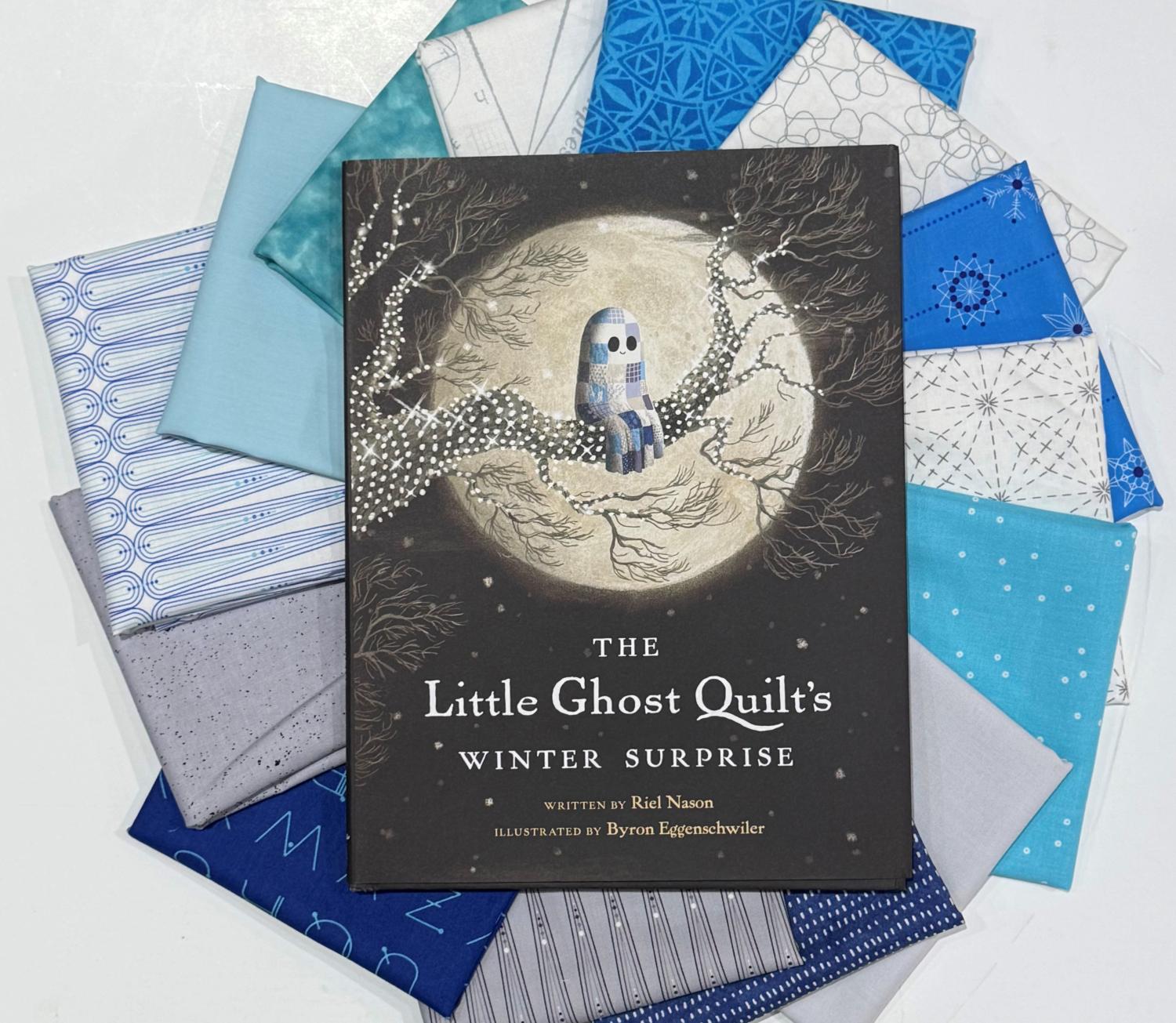 The Little Ghost Quilt's Winter Surprise Book & Quilt Kit – Thimbles Quilts